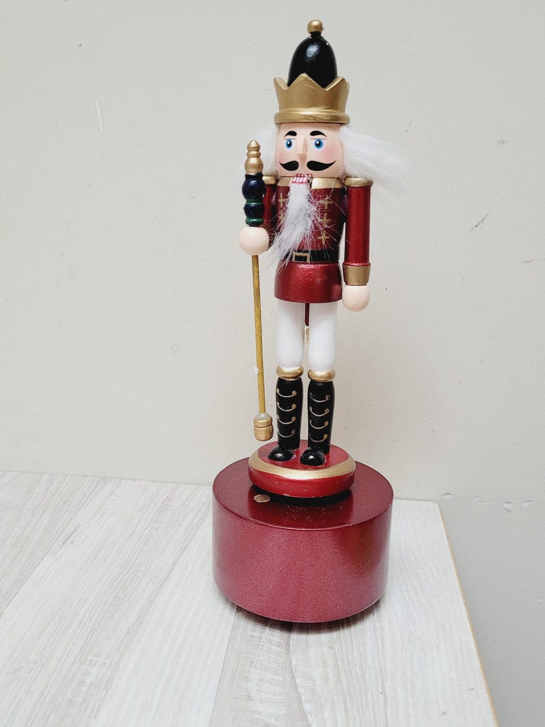 Choose Rotating Nutcracker Music Box, German Erzgebirge Style Carousel ...