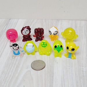 Set of 10 Sheer Glitter & Pearly Crazy Bones Gogos Multi Color ...