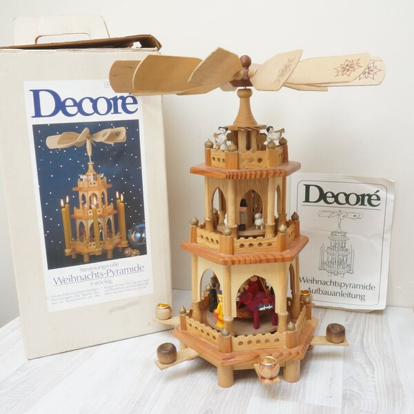 Wooden Nativity Carousel - Etsy