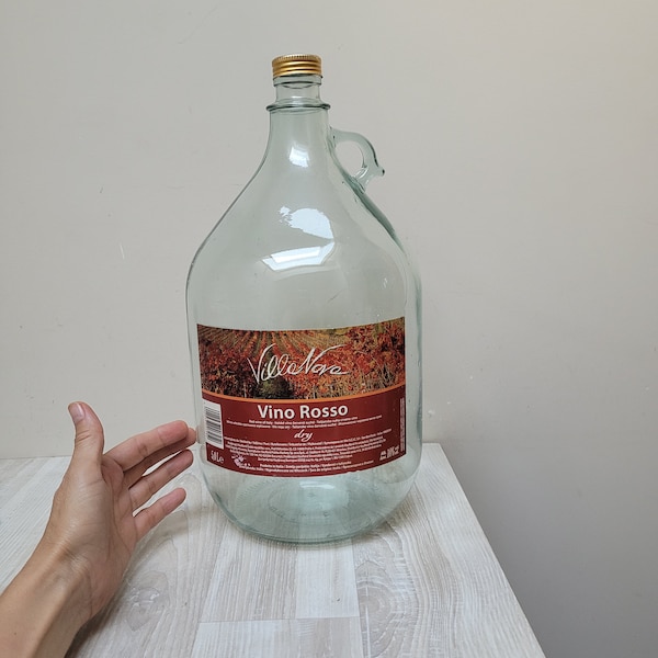 5 Gallon Glass Green Bottle - Etsy