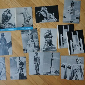 Lithuanian Towns Postcards in Folders, Palanga Anyksciai Rumsiskes Card ...
