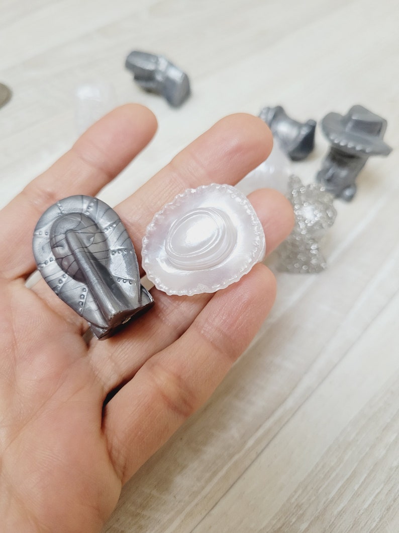 8 Pearly Toy Story 2 Gogos Figurines, Gray Seethru Sheer Glitter 1990s ...
