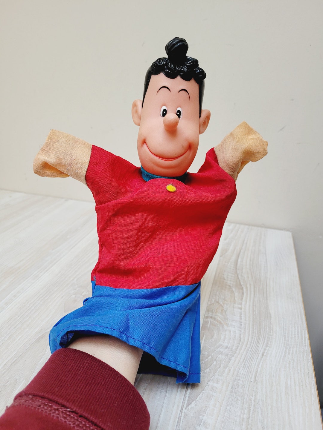 Rubber Head Glove Puppet, Samson & Gert Belgium Film Character, TV Show ...