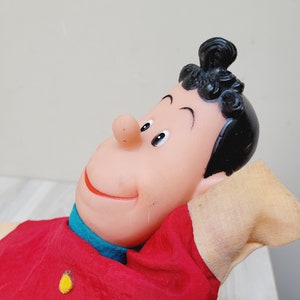 Rubber Head Glove Puppet, Samson & Gert Belgium Film Character, TV Show ...