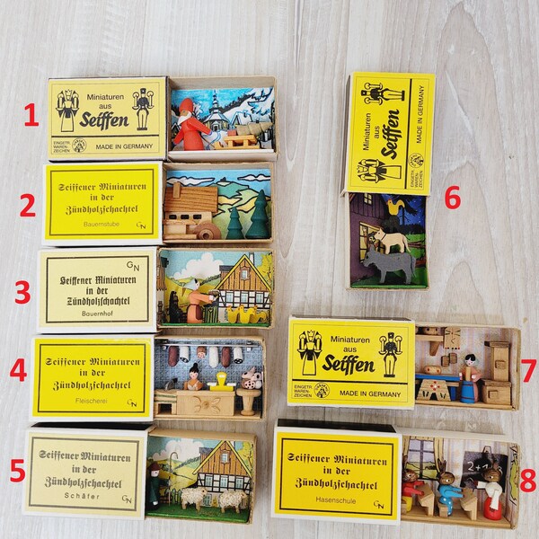 Wooden Matchbox - Etsy