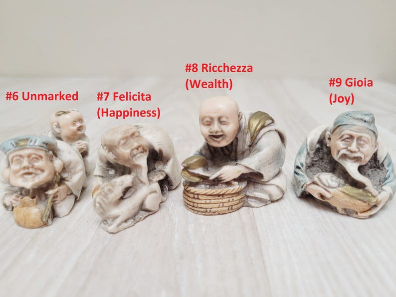 Choose Netsuke Style Mini Italian Buddha Figurine, Cheswick Hand ...
