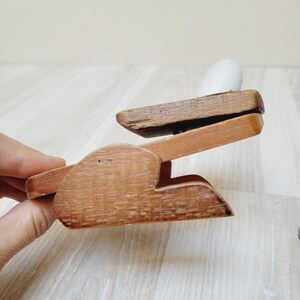 Wooden Frog Clacker, Clacking Click Clack Toy, Vintage Kid Retro ...