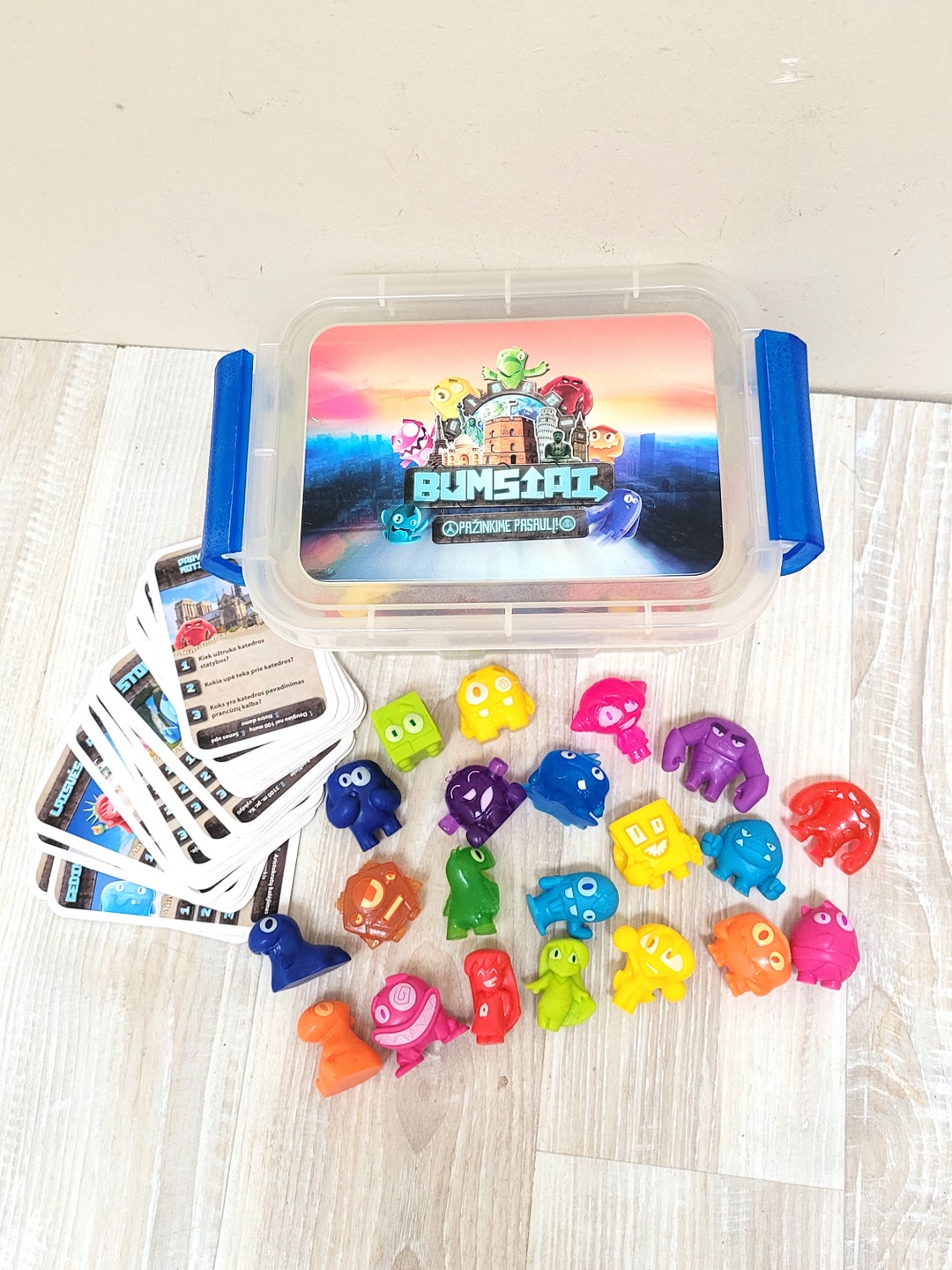 10 Random or 24 Full Set BUMSIAI, Rubber Unofficial Crazy Bones Gogos ...