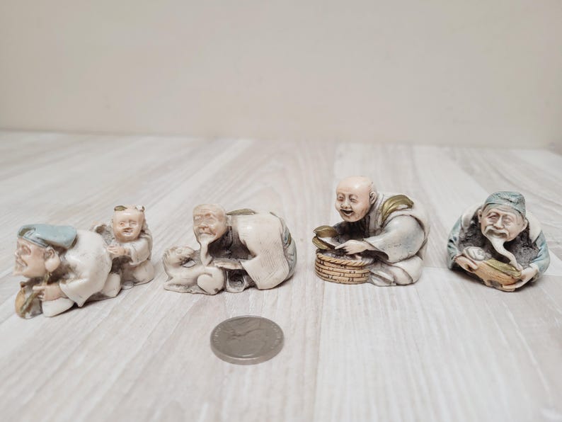 Choose Netsuke Style Mini Italian Buddha Figurine, Cheswick Hand ...
