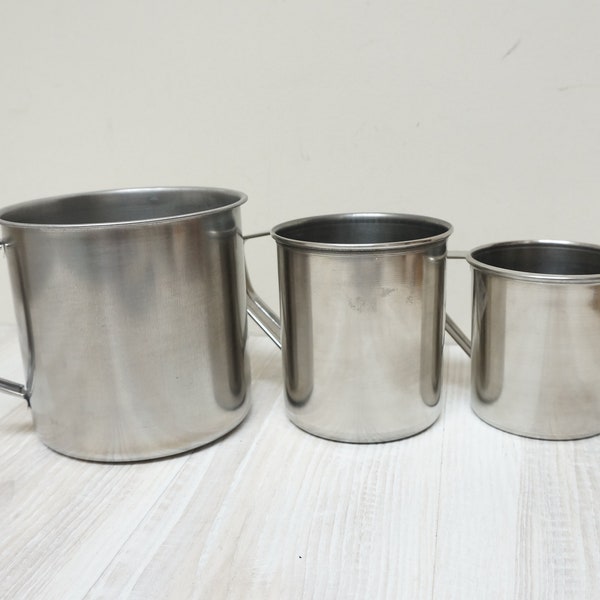 Old Metal Cups - Etsy