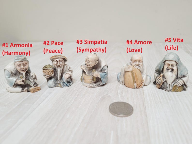 Choose Netsuke Style Mini Italian Buddha Figurine, Cheswick Hand ...