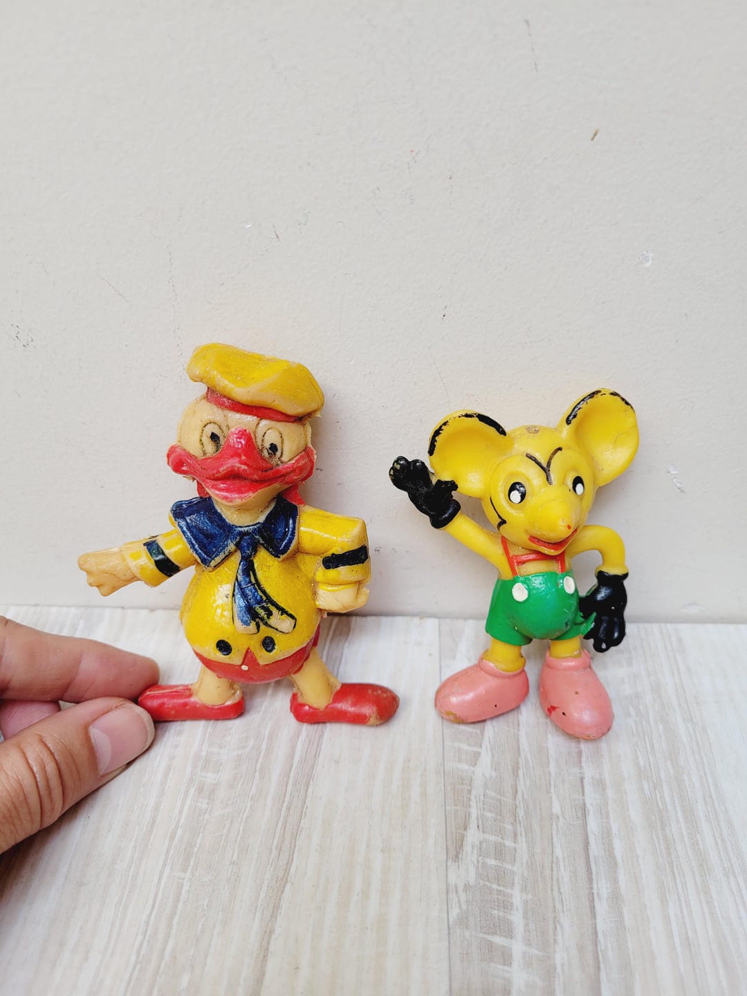 Rubber Duck and Mouse Toy, Anthropomorphic Soviet Vintage Retro USSR ...