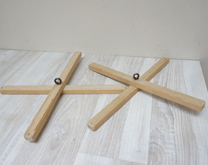 Set of 2 Mobile Hangers or String Puppet Crossbar Control Bar Cross ...