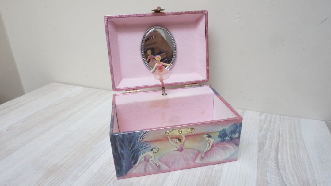 Dancing Ballerina Jewelry Music Box With Ballet Dancer Doll Inside ...