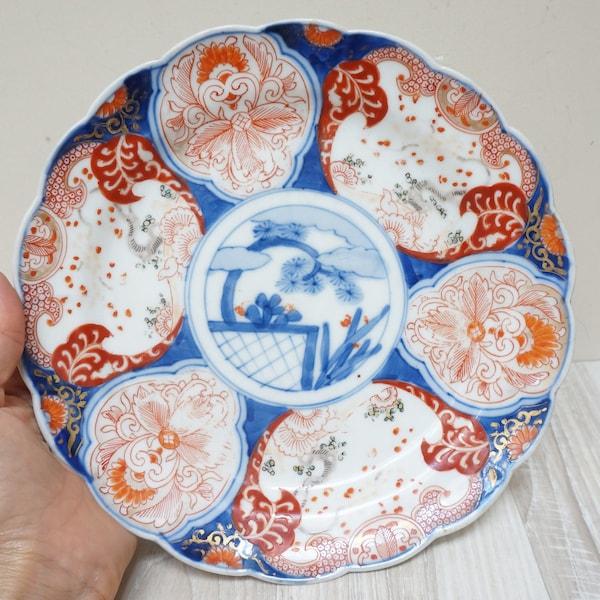 Antique Japanese Imari Plate Meiji Period - Etsy