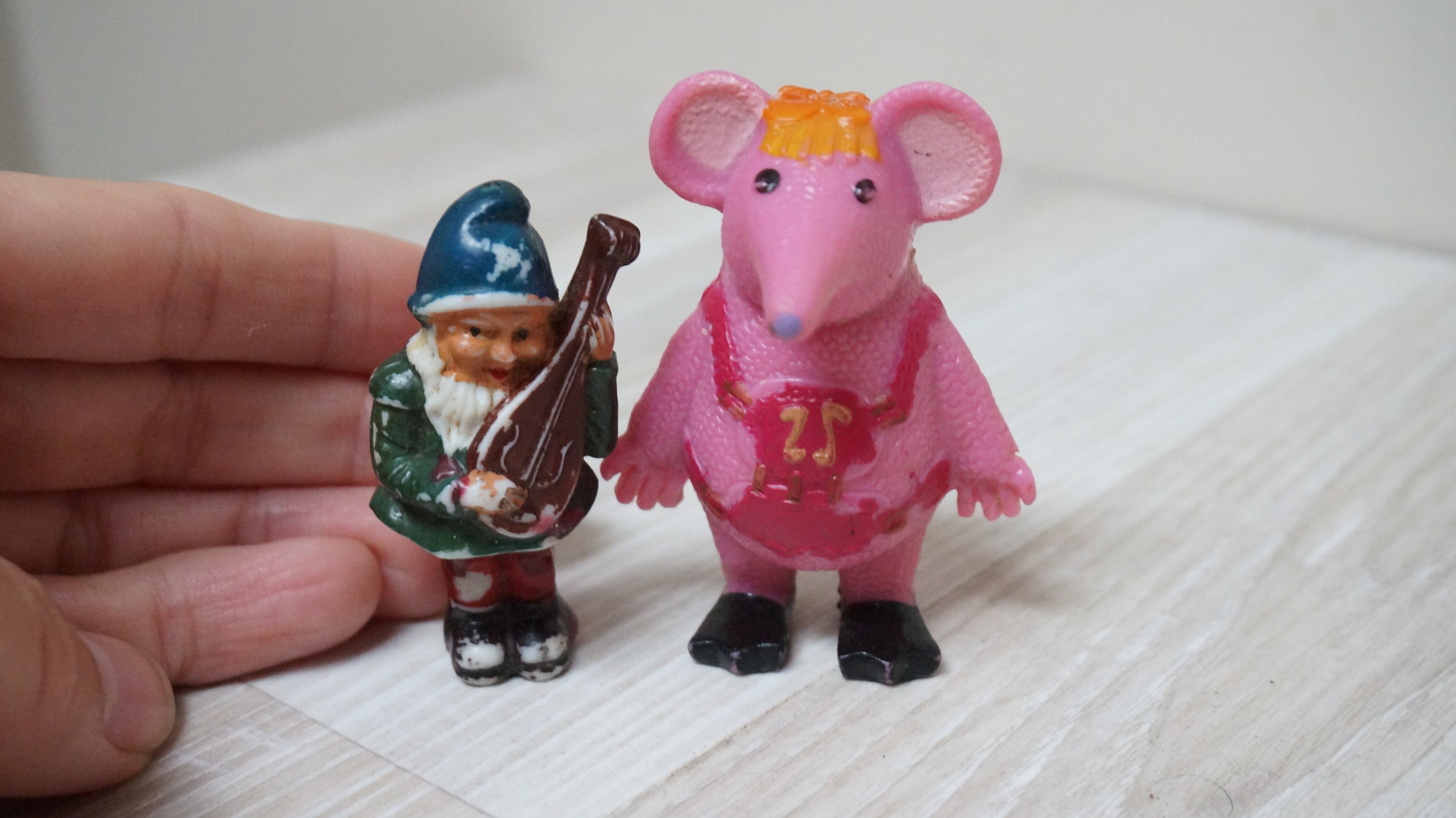 Dolls & Action Figures Celluloid gnome pixie elf mole rat mouse Animal ...