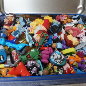 Lot of Random Mini Figurines Animal Human Monster Kinder | Etsy