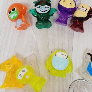 Bundle of 10 Seethru Crazy Bones Gogos Multi Color Collection Party ...