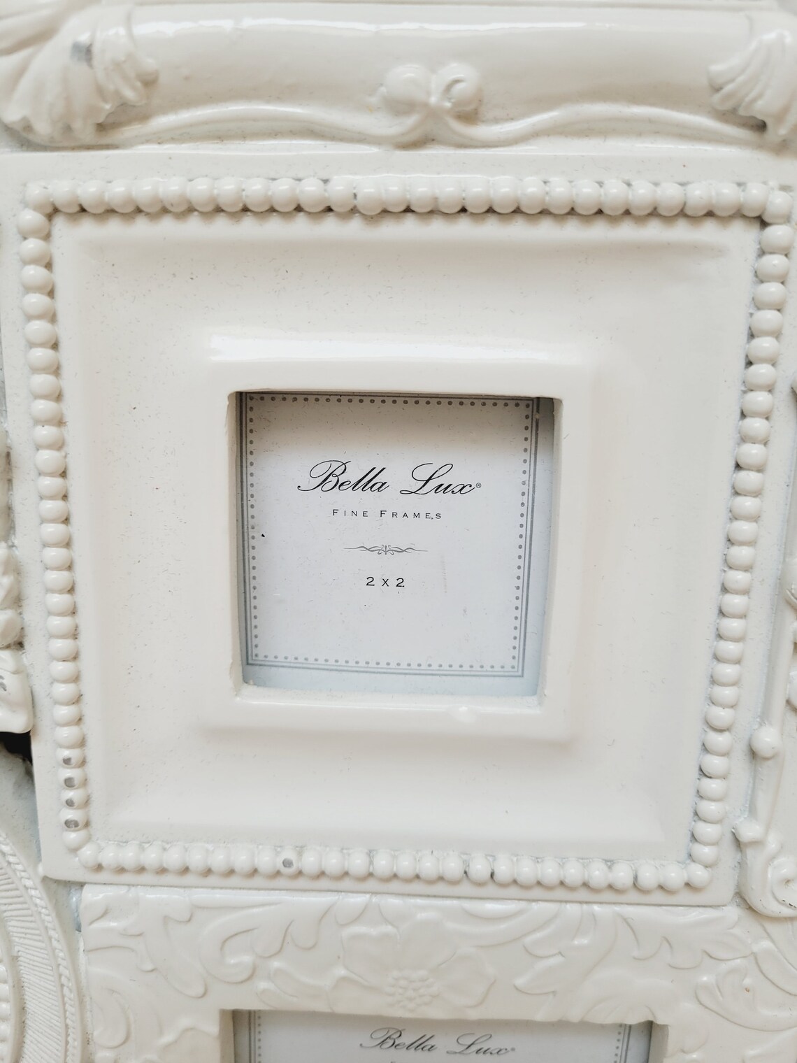 6 Frame Collage for Little Photo, Bella Lux White Enamel Metal Hanging ...