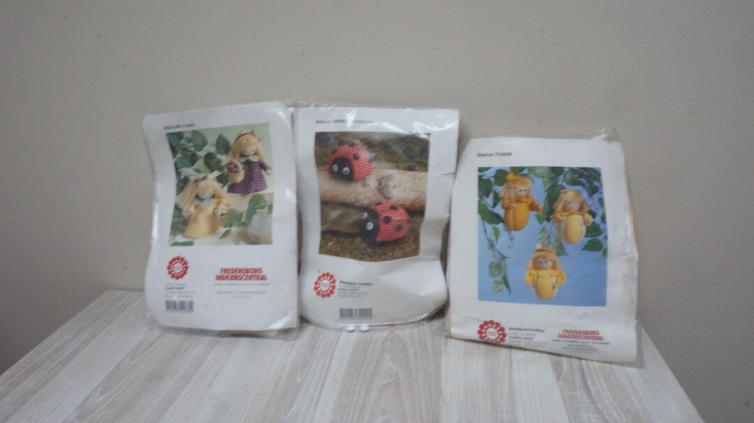 Choose Panduro Hobby DIY Doll Making Kit, Vintage Girl Fairy Ladybug ...