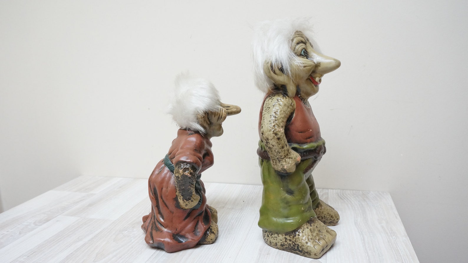 10 Ceramic Troll Woman and Man Witch Doll Handmade Clay | Etsy