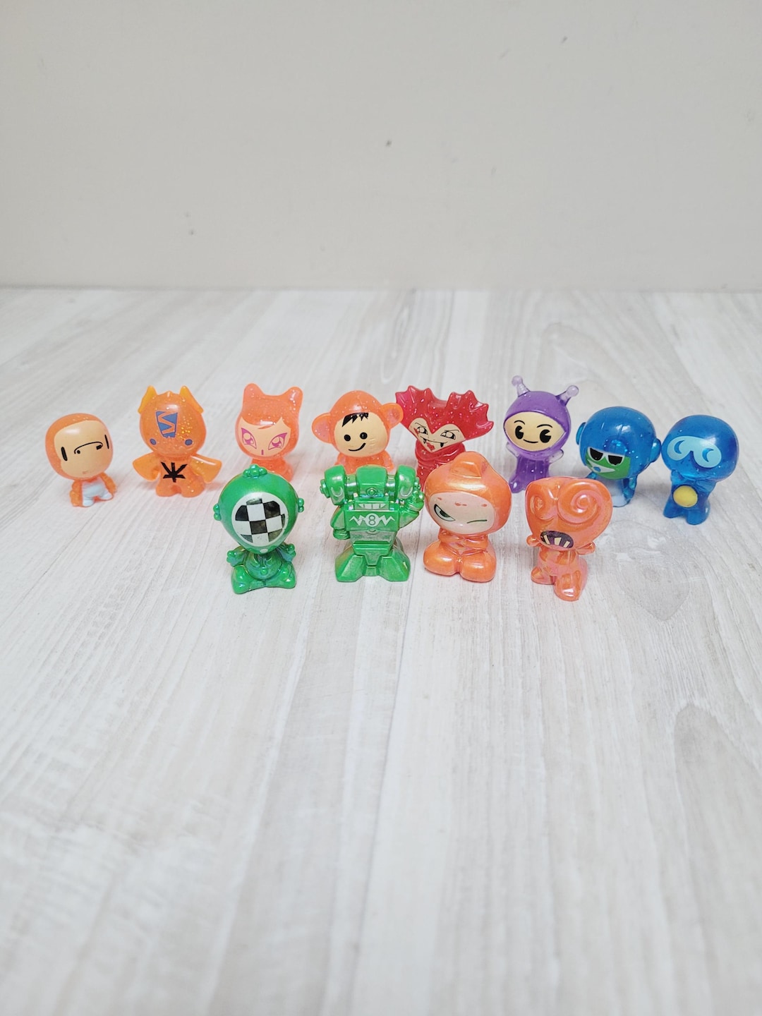 12 Glitter Sheer Pearly Crazy Bones Gogos Multi Color Collection, Party ...