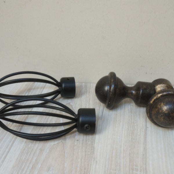 Drapery Rod Finials - Etsy