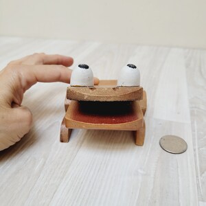 Wooden Frog Clacker, Clacking Click Clack Toy, Vintage Kid Retro ...