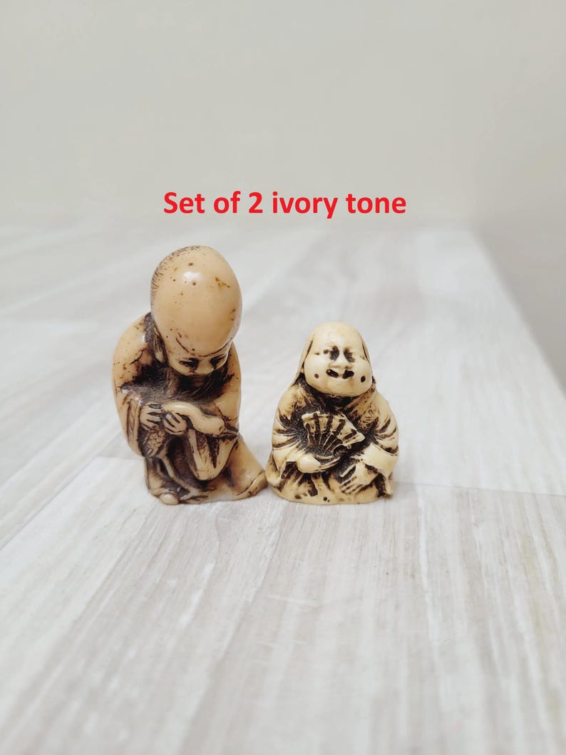Choose Netsuke Style Mini Italian Buddha Figurine, Cheswick Hand ...