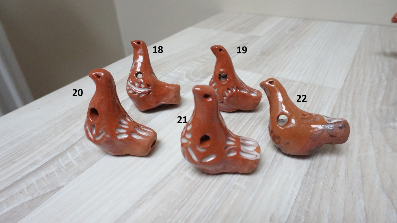 Ceramic ram rooster pigeon whistle Chicken hen horse pig sheep | Etsy