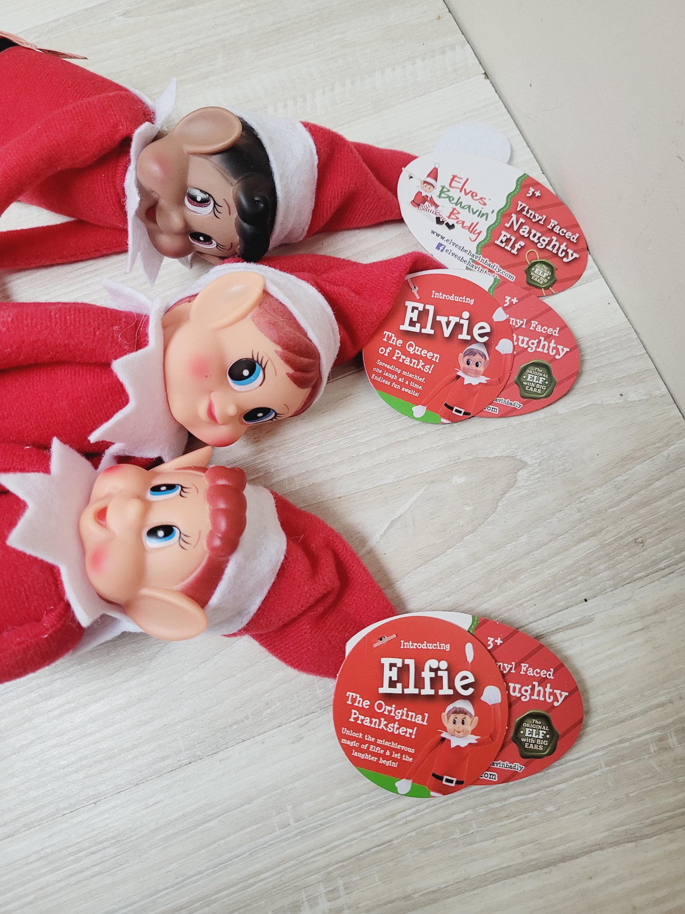 Choose Knee Hugging Elf Behaving Badly, Gnome Doll, Christmas Retro ...
