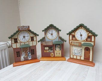 House Shape Clock | Etsy