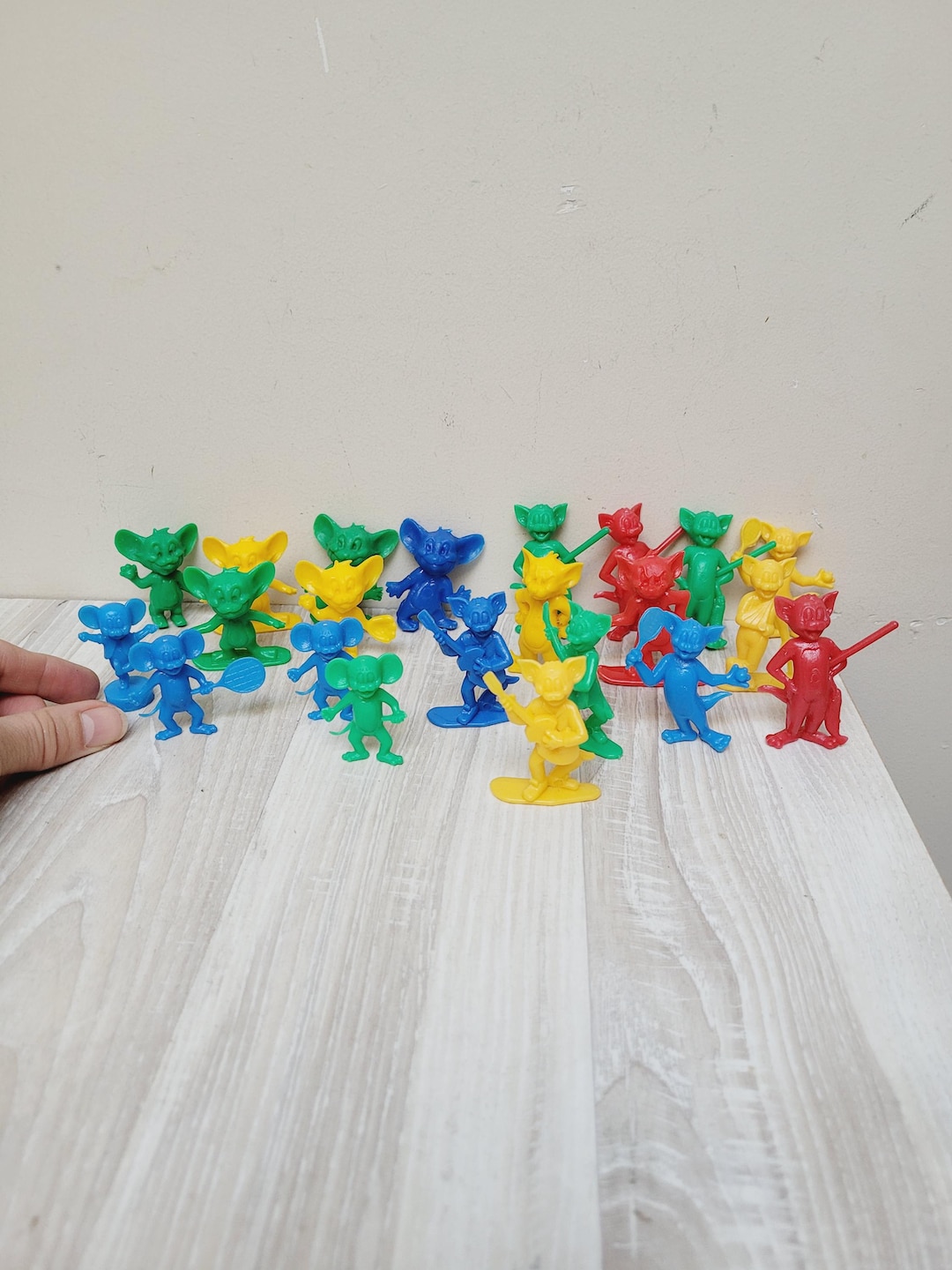 22 Tom and Jerry Plastic Figurines, Licensed ©TEC 1995 Vintage Made in ...