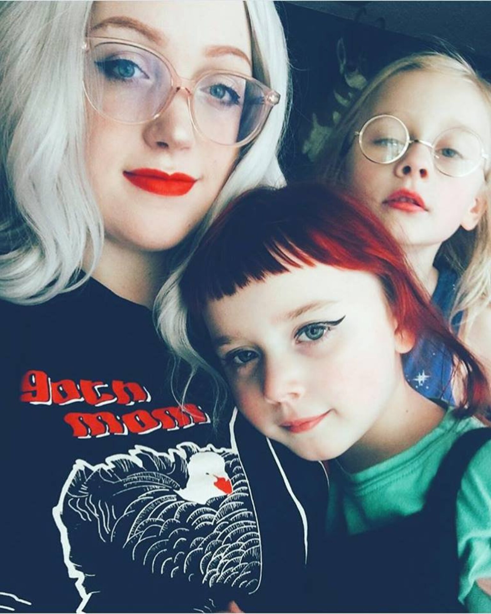 Goth Mom tee / goth alternative mom fashion 80s 90s matching | Etsy