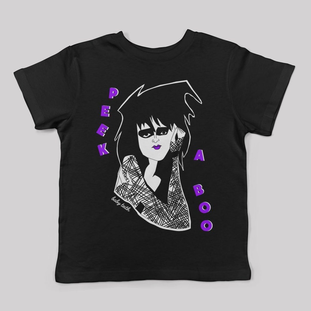 Siouxsie Sioux Peek-a-boo Unisex Kids Tee / Goth Baby Post Punk - Etsy