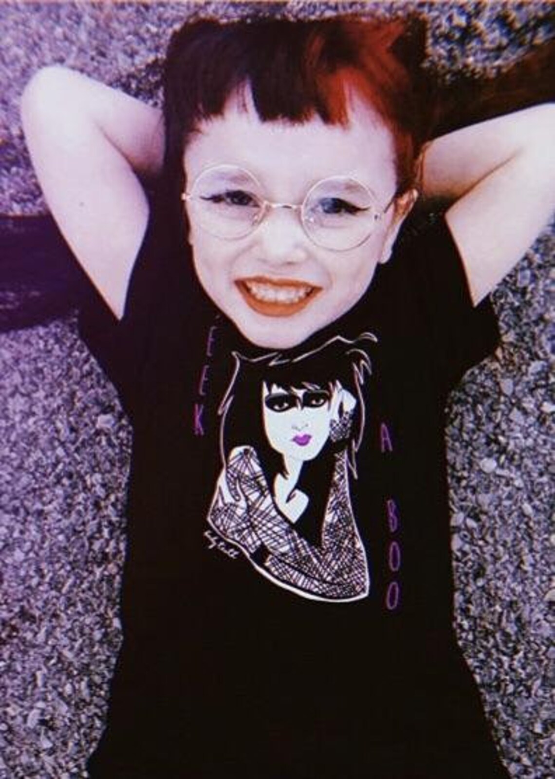 Siouxsie Sioux Peek-a-boo Unisex Kids Tee / Goth Baby Post | Etsy