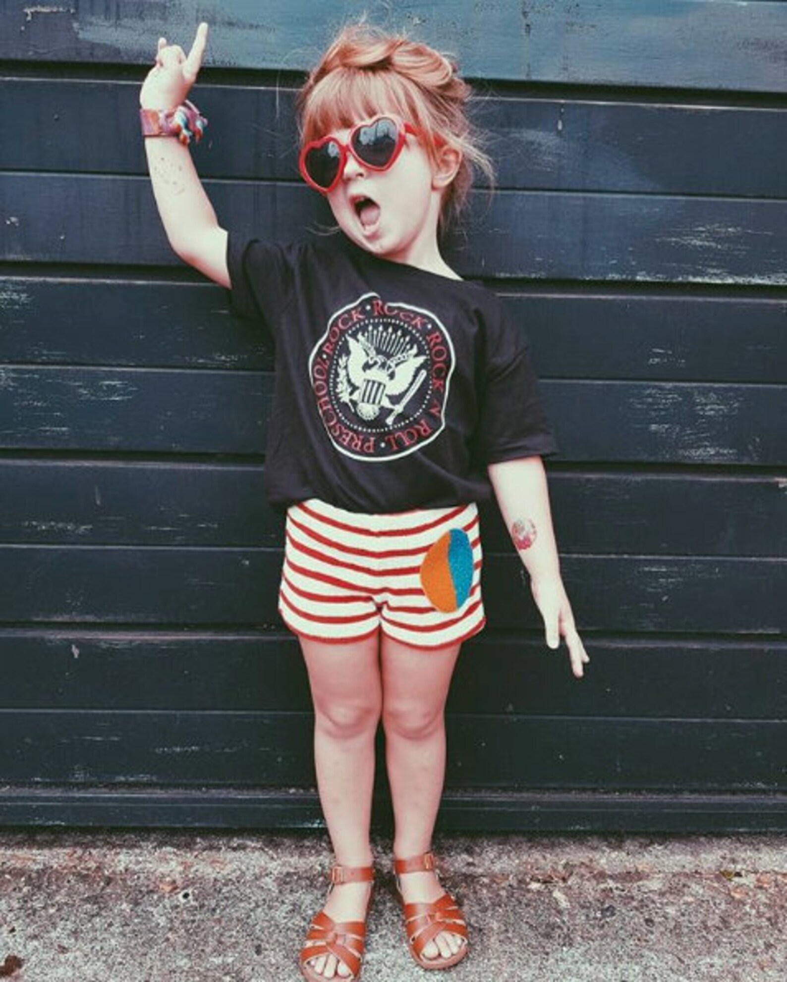 Rock N Roll Preschool Tee for Kids// Unisex Ramones Fans Punk, Back to ...