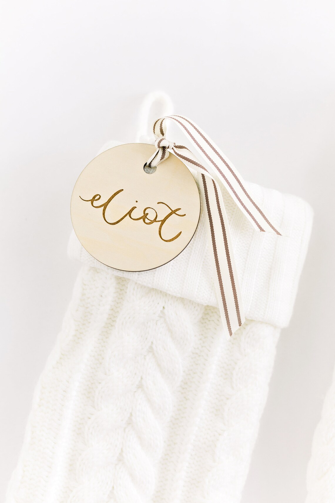 Personalized Engraved Stocking and Gift Tags | Traditional Christmas ...