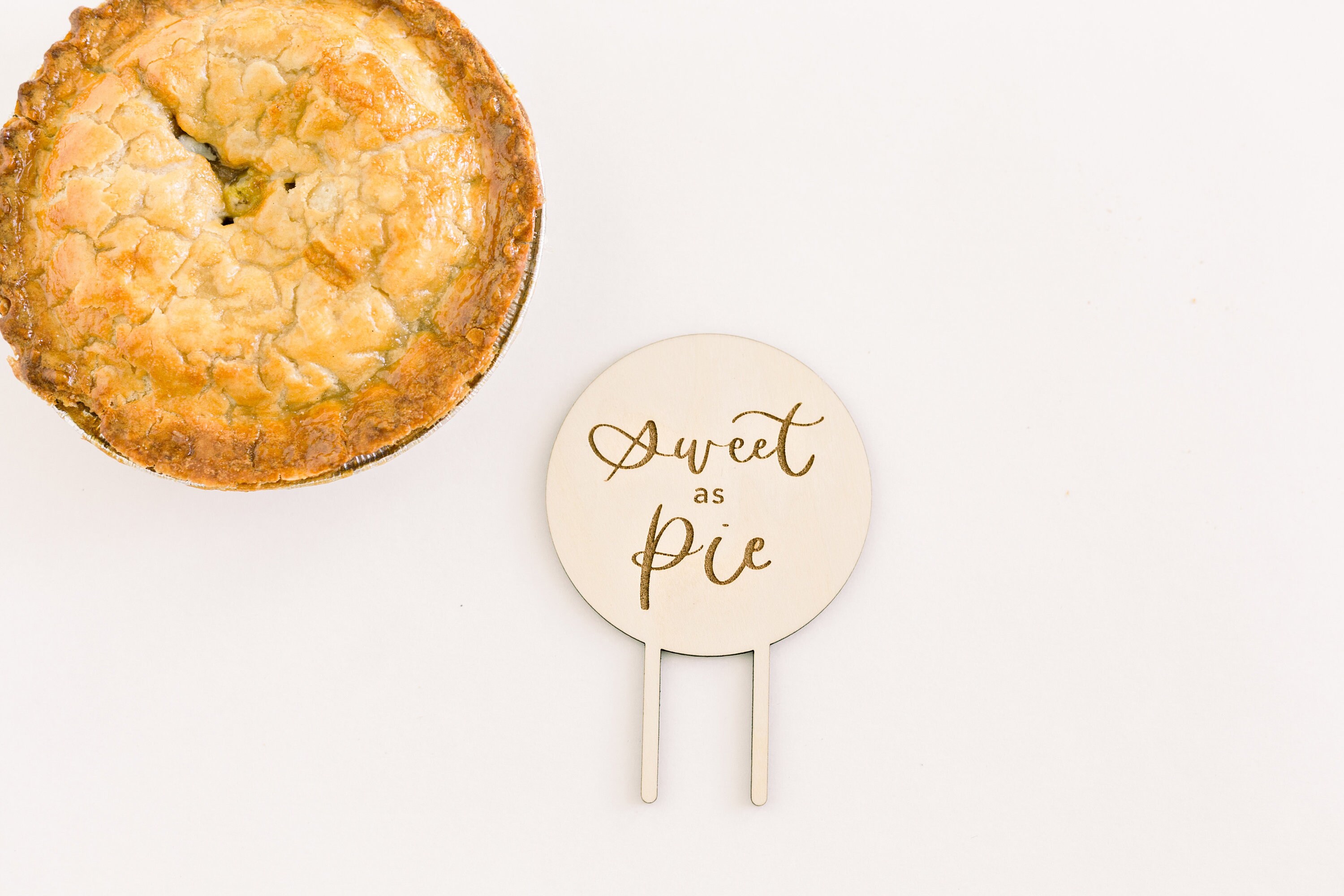 Large Hand-lettered Pie Topper Fall Decor Fall Table Scape - Etsy