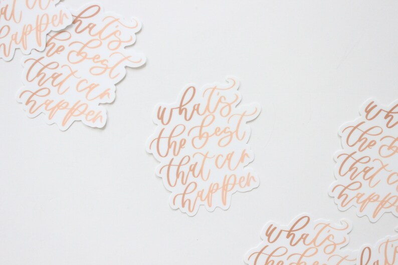 Calligraphy Vinyl Sticker • Waterproof and Weatherproof Sticker • What ...