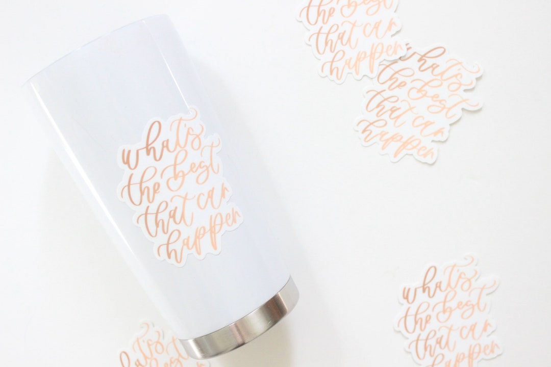 Calligraphy Vinyl Sticker • Waterproof and Weatherproof Sticker • What ...