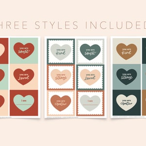 Valentine Affirmation Card Printable | Adorable Valentine's Day Cards ...