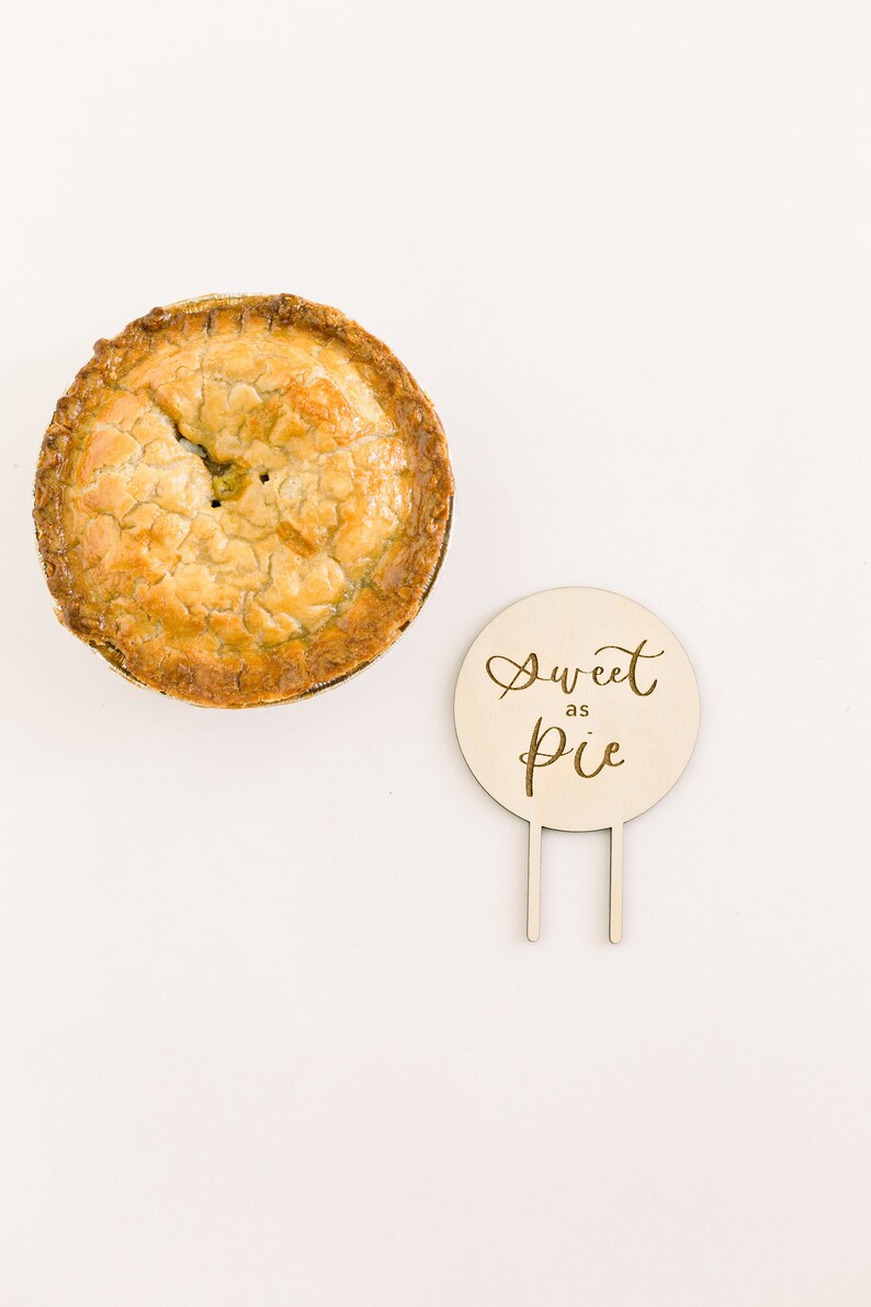 Large Hand-lettered Pie Topper Fall Decor Fall Table Scape - Etsy