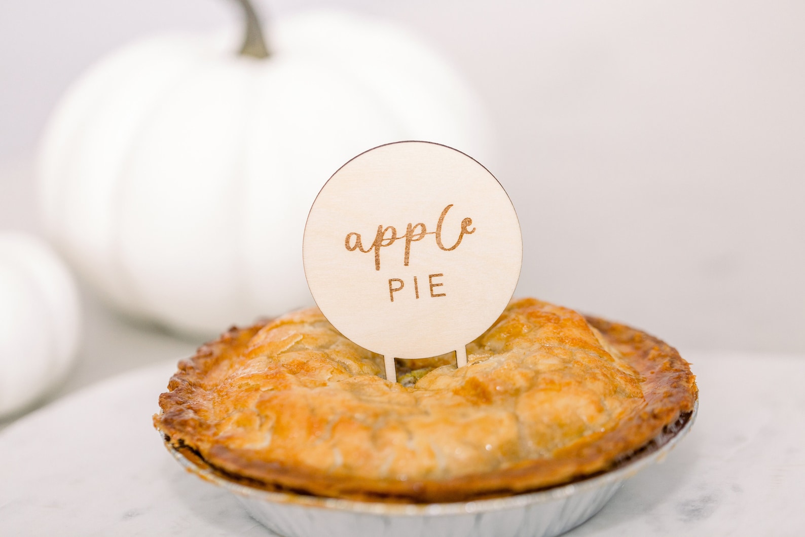 Pie Toppers set of 3: Apple Pecan Pumpkin Thanksgiving | Etsy