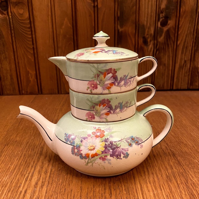 Stacked Teapot - Etsy