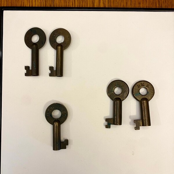 Railroad Keys - Etsy