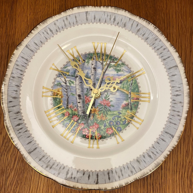 Plate Wall Clock - Etsy
