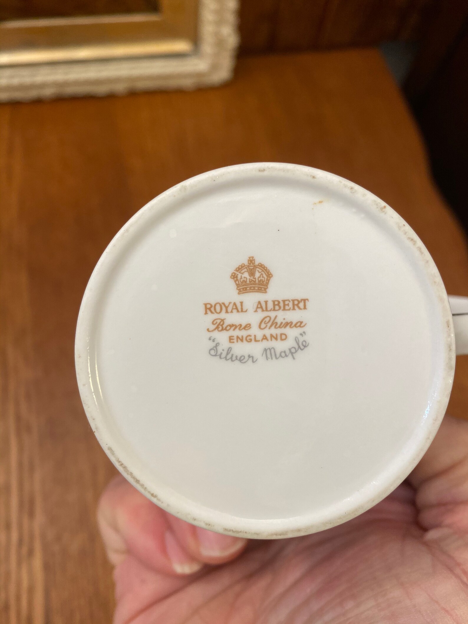 Royal Albert Silver Maple Coffee Mug - Etsy