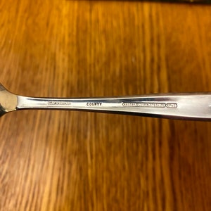 Angora EPNS, County, Boxed Dessert Set, 6 Dessert Forks, 6 Teaspoons ...