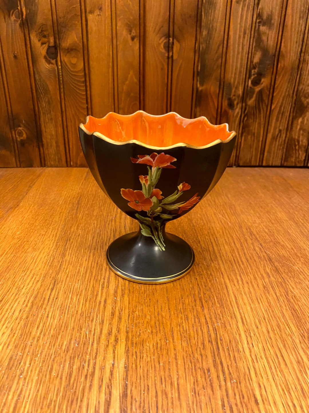 Royal Winton Grimwades Artist Signed Hand Painted Footed - Etsy